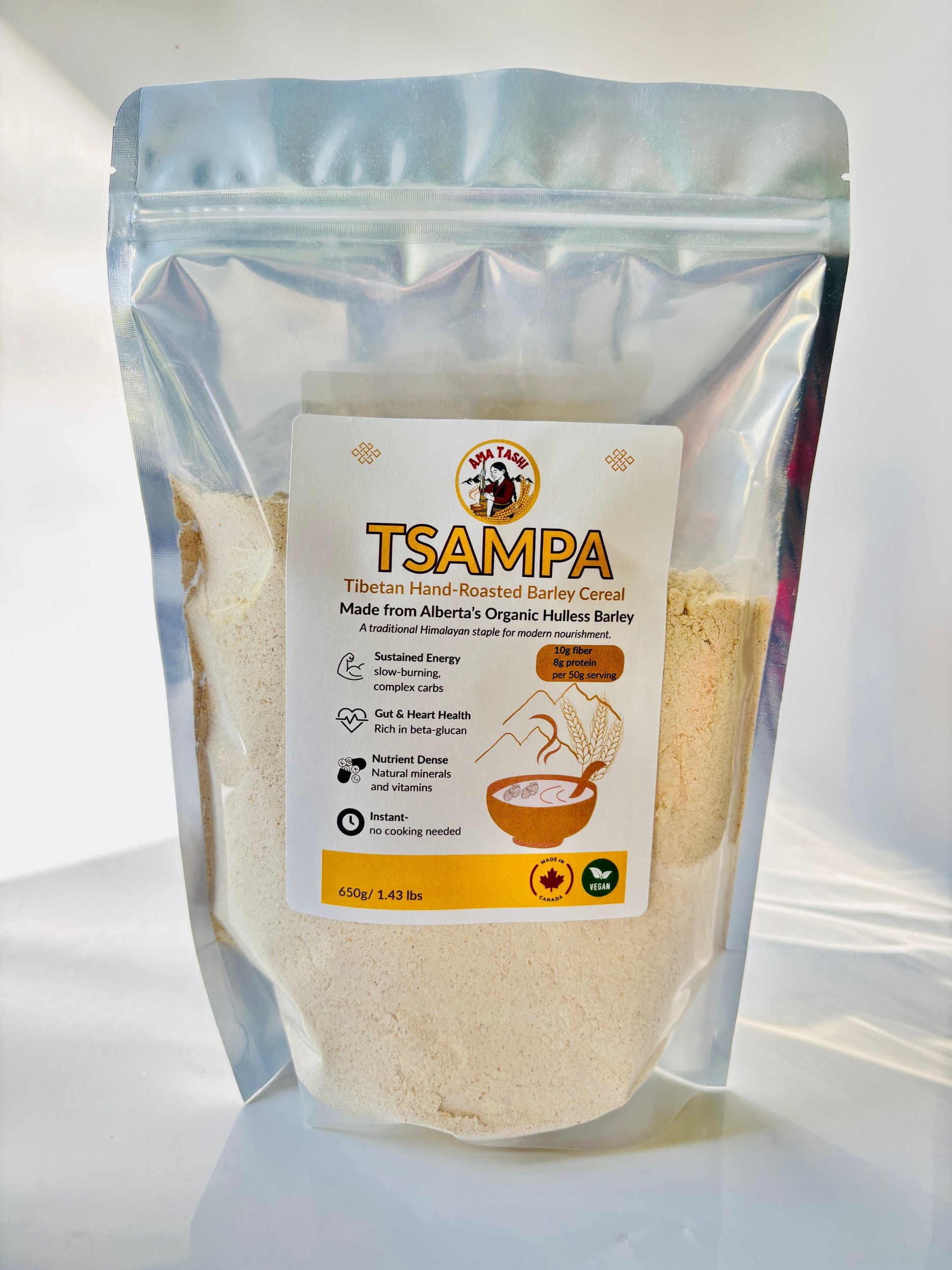 Organic Barley Tsampa – Ama Tashi Foods